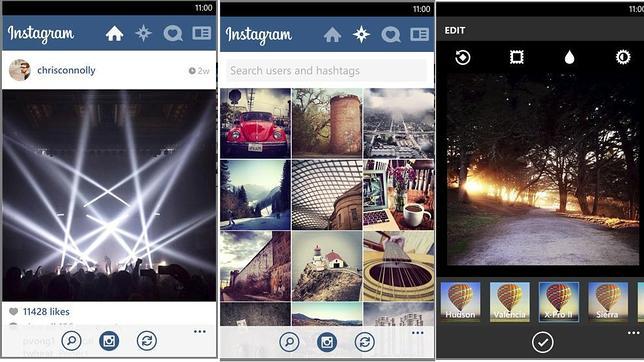 Instagram llega finalmente a Windows Phone