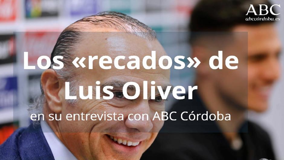 Córdoba CF | En vídeo, los «recados» de Luis Oliver a Jesús León