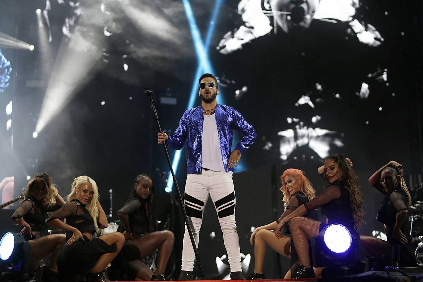 Las mejores imágenes del concierto de Maluma en el Auditorio Rocío Jurado