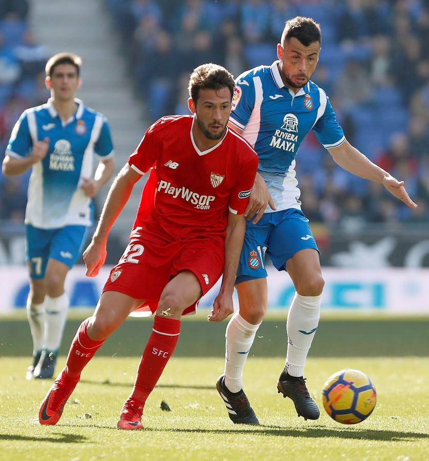 Las mejores imágenes de la victoria del Sevilla FC ante el Español