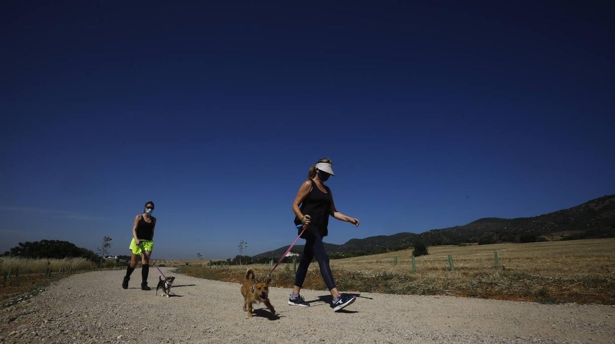 La inauguración de la primera fase del Cinturón Verde de Córdoba, en ...