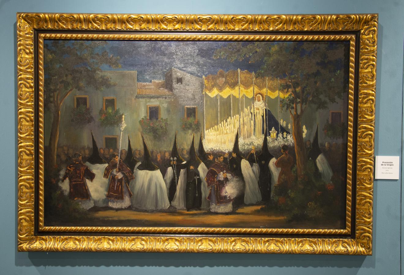 Detalles de la sala de la Virgen de las del Museo en la muestra de ...