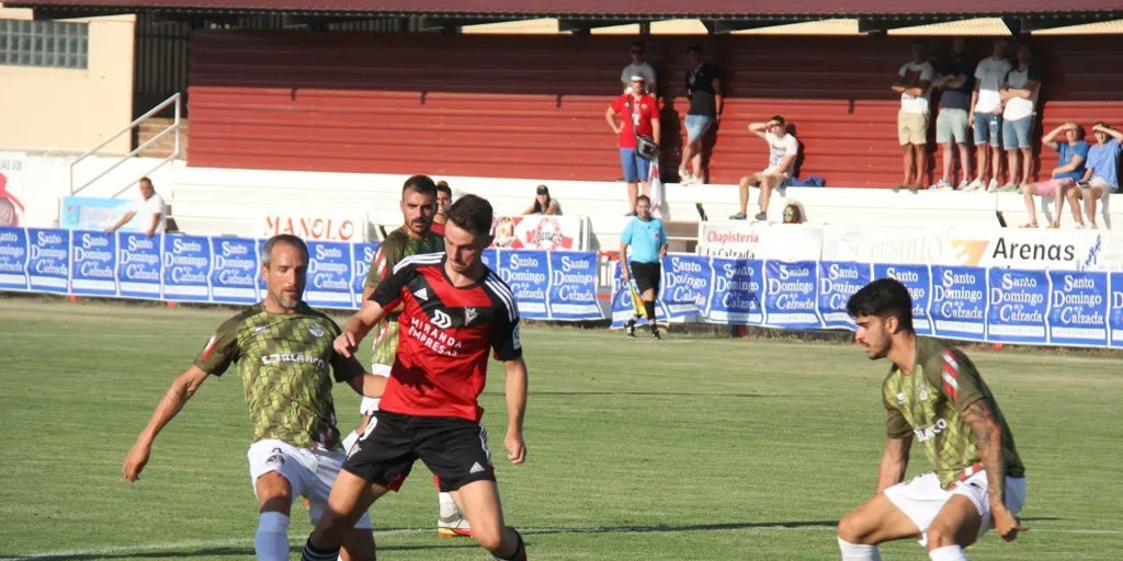 Debut goleador de Raúl con el Mirandés