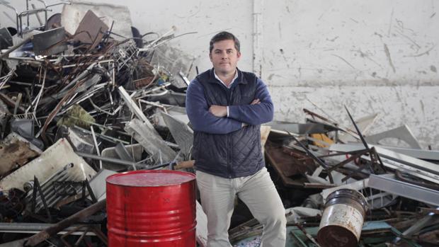 Joaquín Solanas, chatarrero por herencia familiar