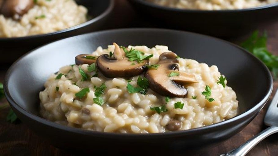 Aprende a cocinar esta receta de risotto con pollo