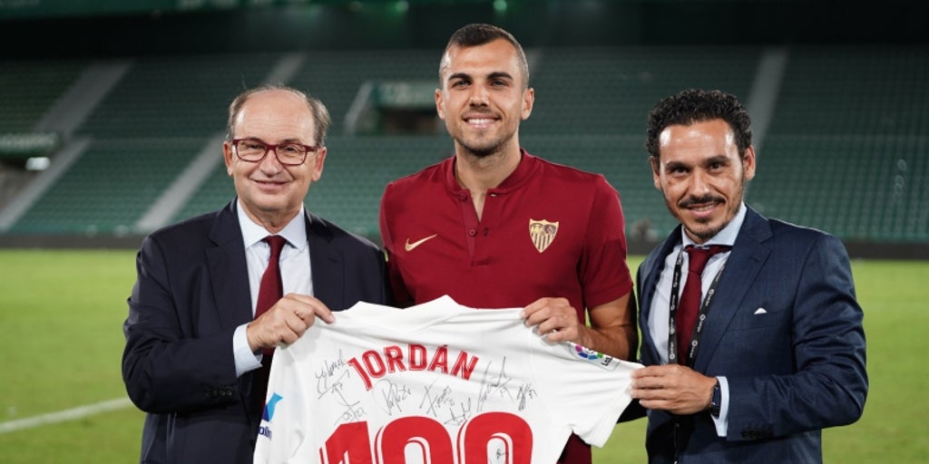 Jordán alcanza los 100 partidos con el Sevilla FC