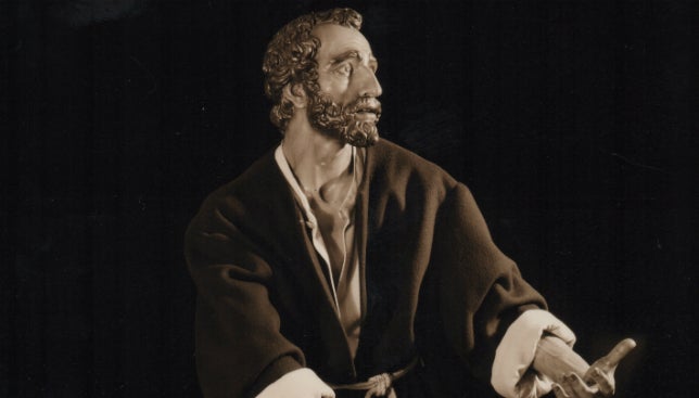 San Roque acomete la restauración de la imagen de Simón Cirineo