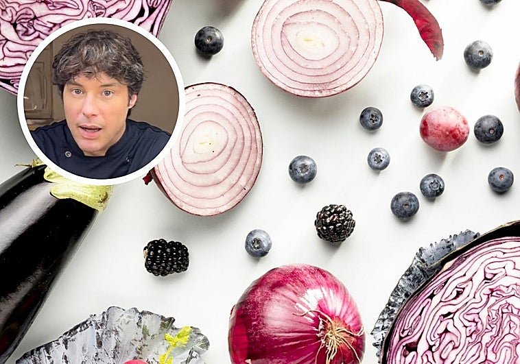 Jordi Cruz, chef, sobre los beneficios de los alimentos de color azul y ...