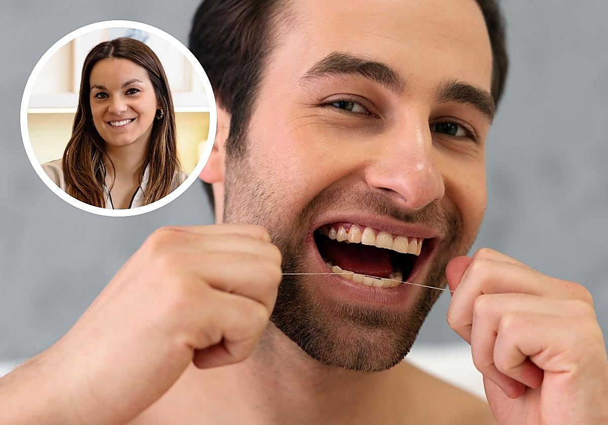 Elena Nieto, odontóloga, sobre cómo pasar el hilo dental correctamente ...