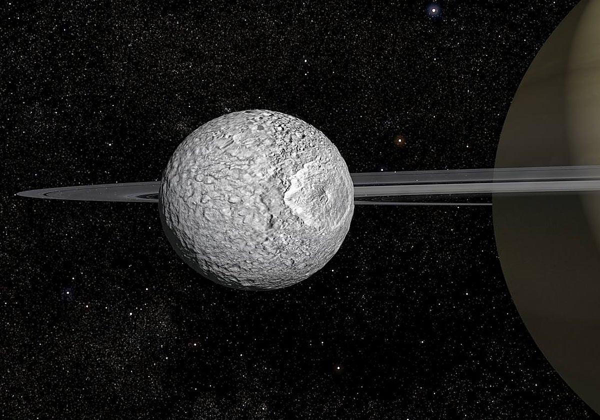 Mimas, la luna más pequeña de Saturno, puede ocultar un joven océano en ...
