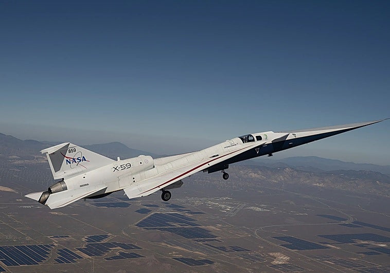 El 'Concorde' de la NASA, el avión supersónico X-59, sufre un ...