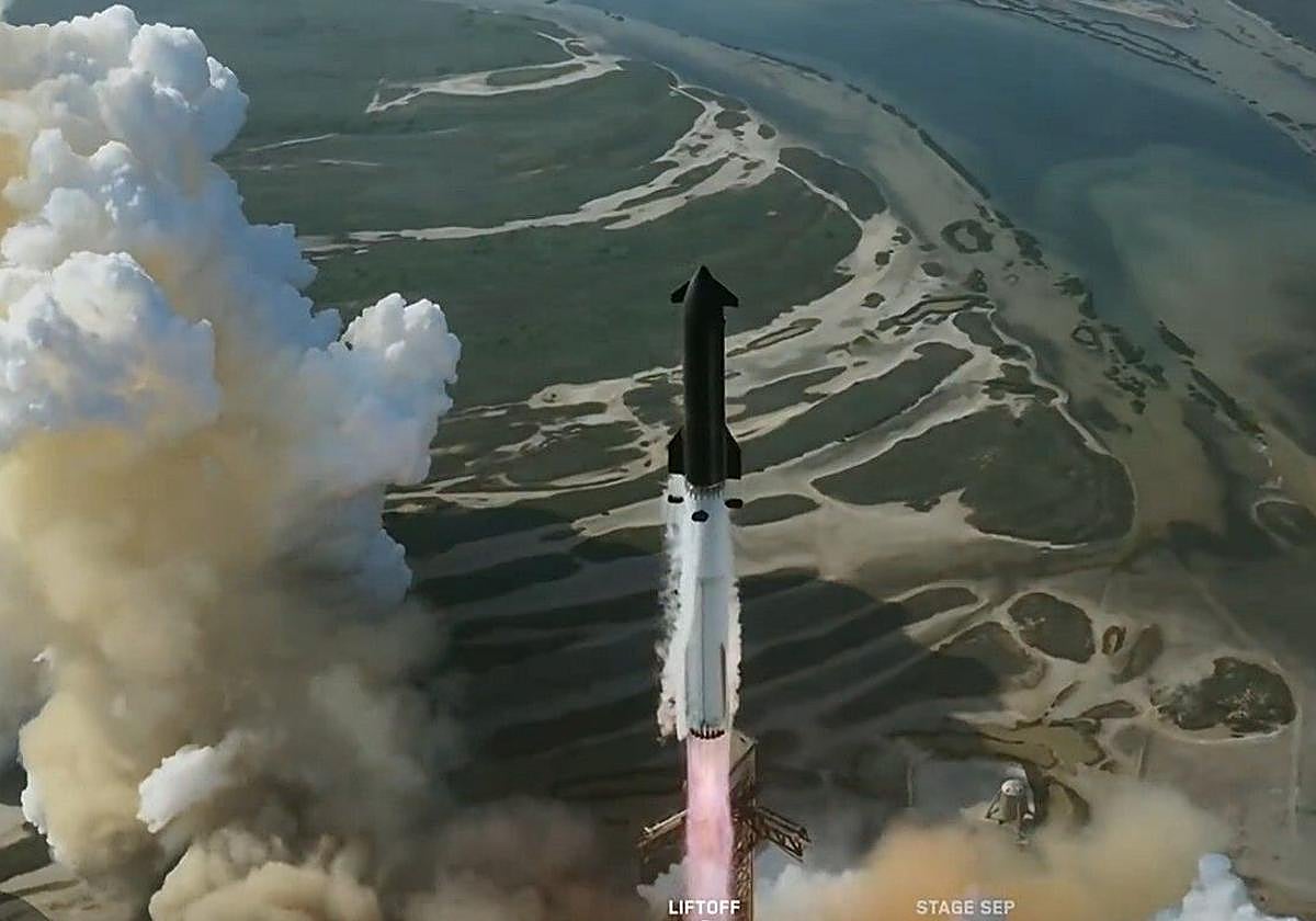 SpaceX lanza el último modelo del megacohete Starship