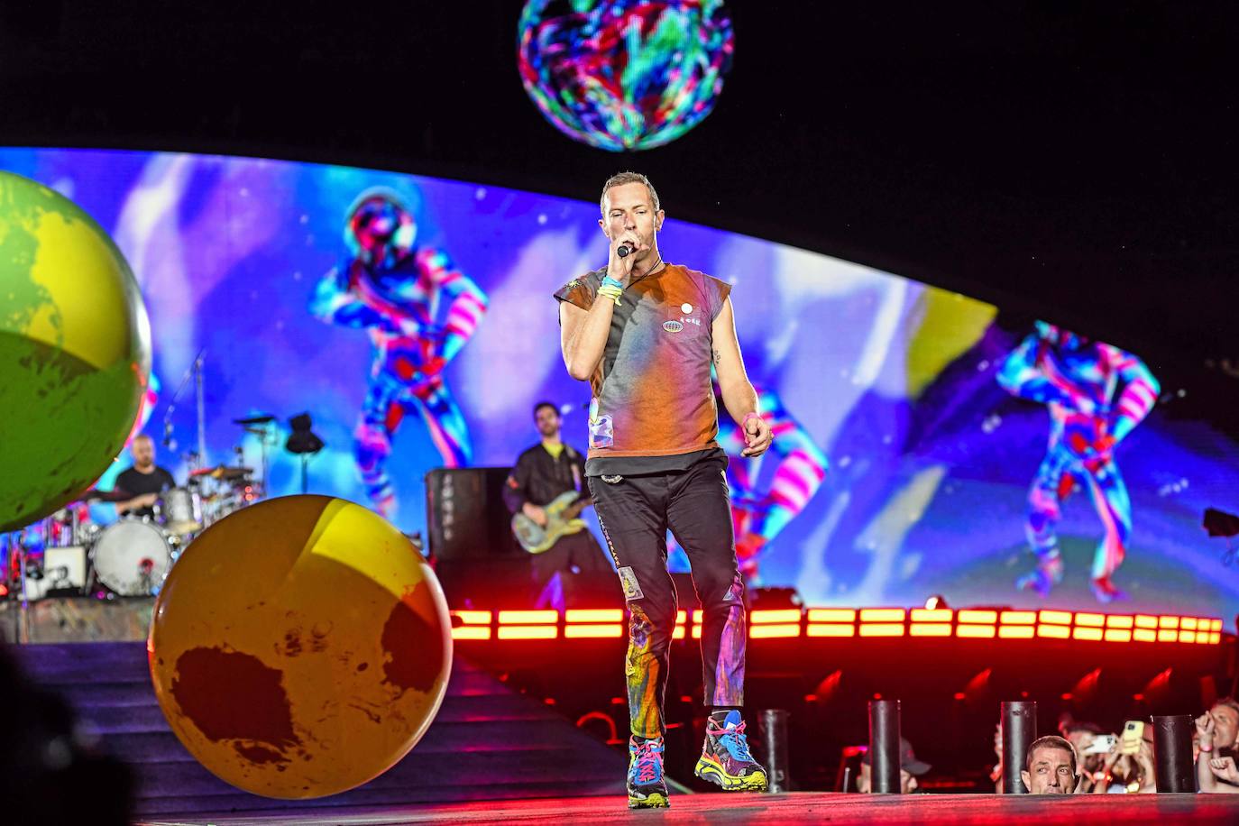 Las mejores imágenes del concierto de Coldplay en Barcelona