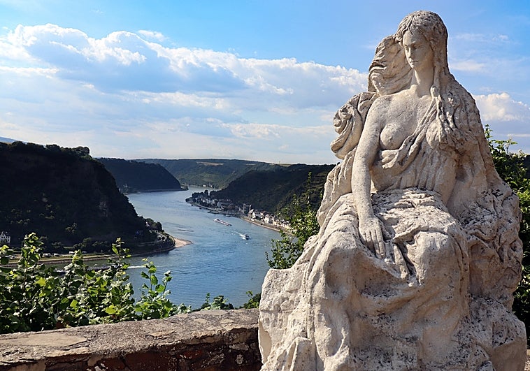 Lorelei, la sirena de leyenda que no cautiva a los turistas del Rhin