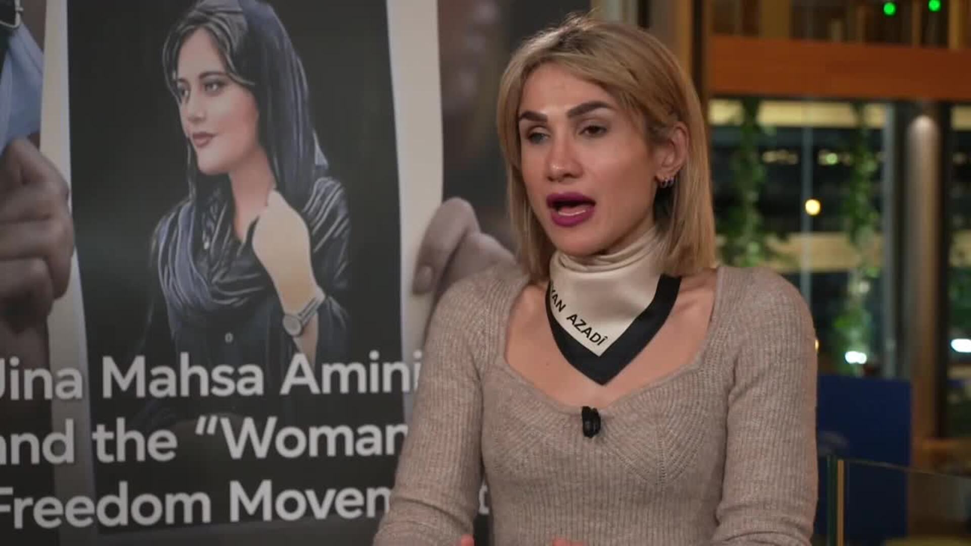 Mersedeh Shahinkar, premio Sárajov : "Es verdaderamente una insignia de ...