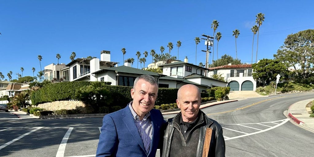 Con Don y Ray en La Jolla