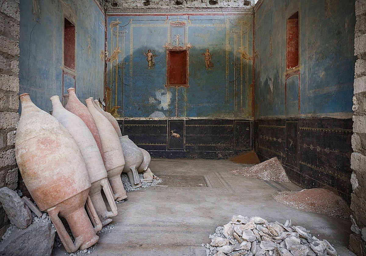 Descubierto en Pompeya un 'sacrarium' dedicado a actividades rituales