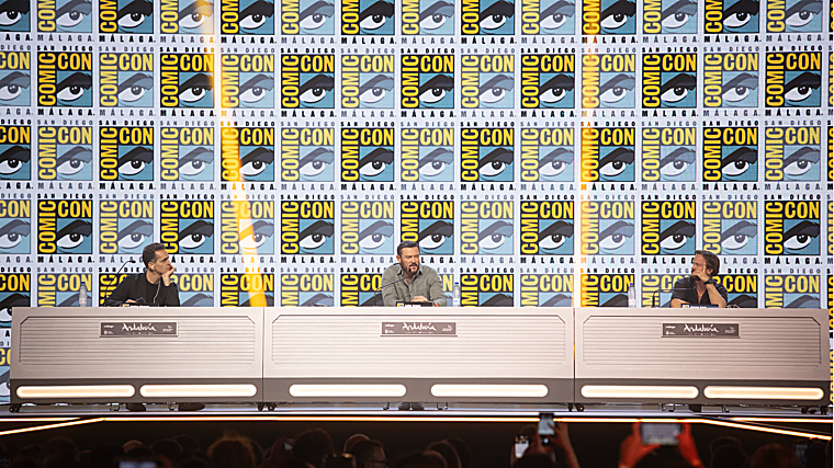 Pedro Alonso, Luke Evans y Aaron Paul incendian la Comic-Con de Málaga ...