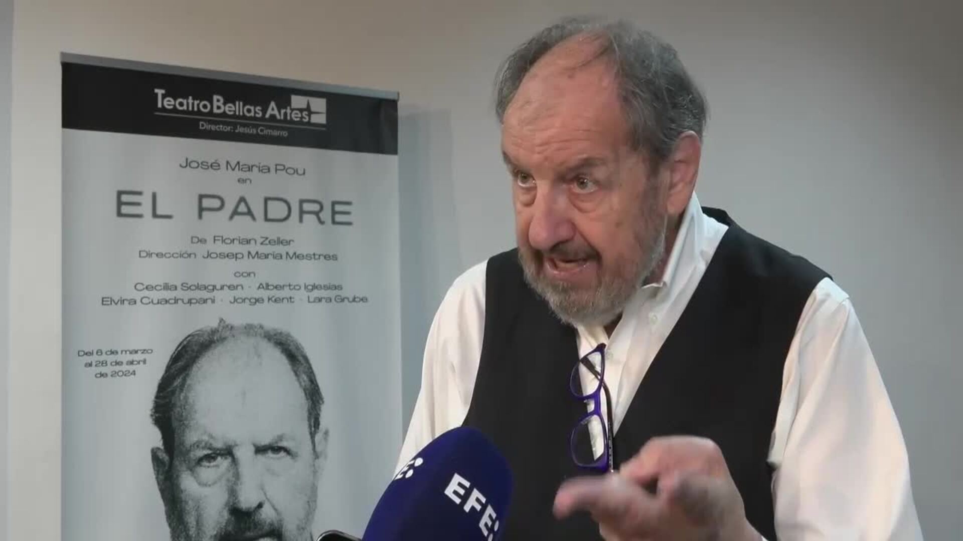Jose María Pou protagoniza "El padre", un viaje hacia el olvido