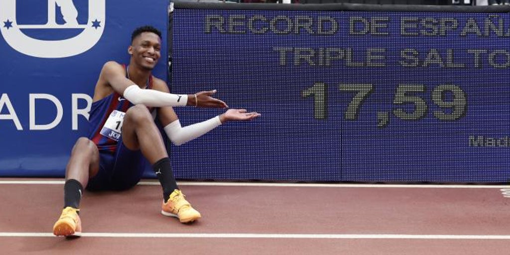 Jordan Díaz bate récords a medio gas