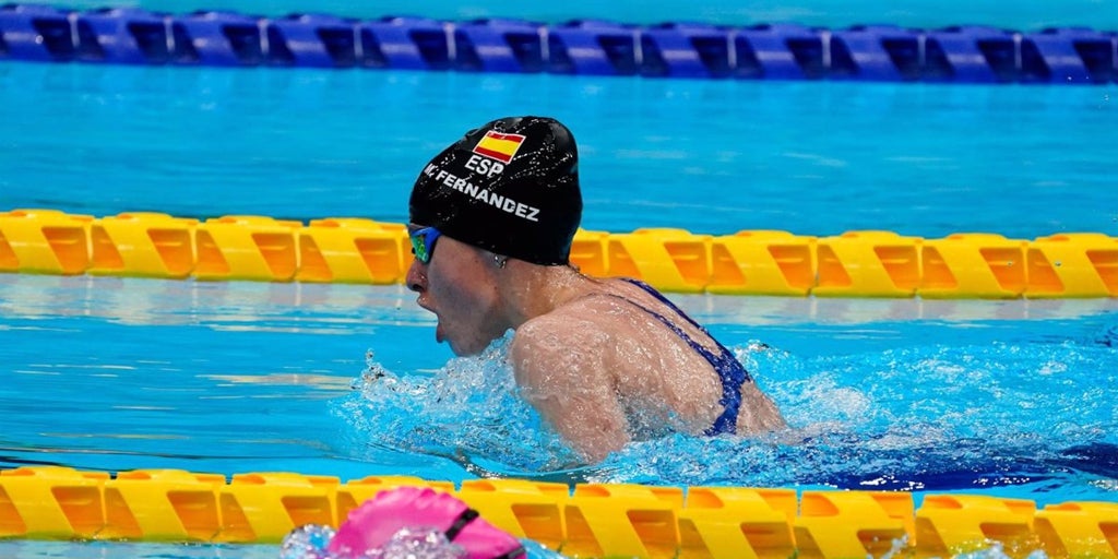 Marta Fernández bate el récord del mundo de 50 mariposa S3