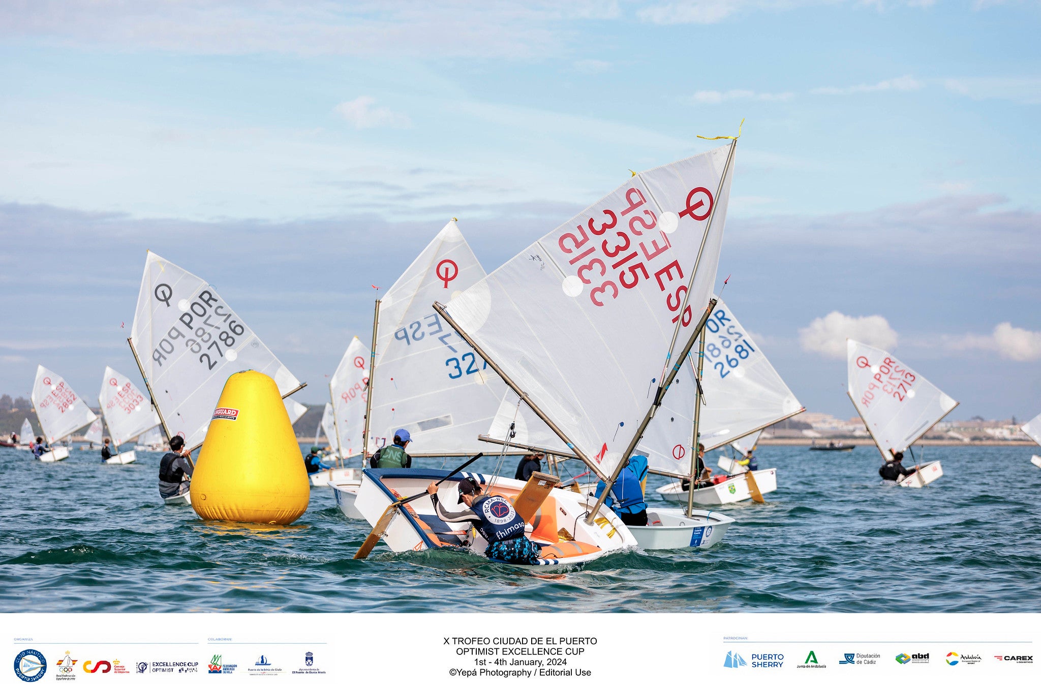 Iker Mugica gana el Trofeo Excellence Cup de Optimist en Puerto Sherry