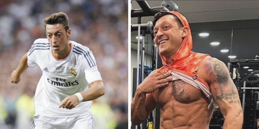 El increíble Özil: el cuerpo de gimnasio del ex madridista