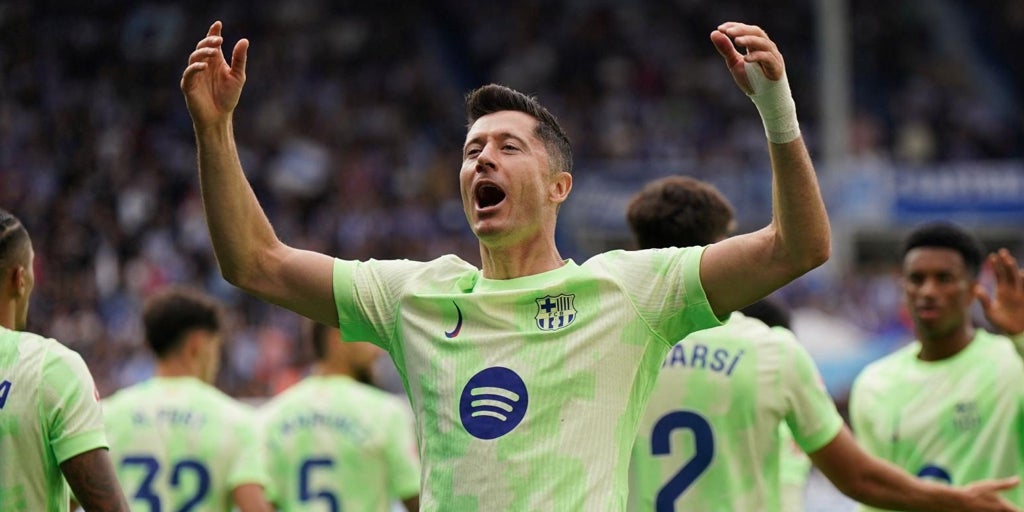 Alavés 0 - Barcelona 3: Hat-trick de Lewandowski y pájara de Lamine Yamal
