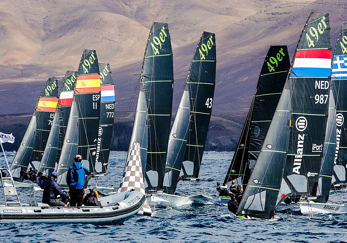 Los polacos Buksak y Glogowski, campeones en 49er de la Lanzarote ...