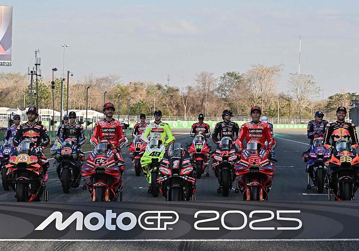 La foto más triste: aparecen todos los pilotos de MotoGP 2025... menos ...