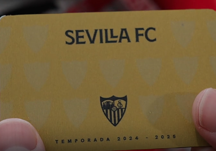 El Sevilla lanza el carnet dorado: si lo encuentras, el abono para la ...