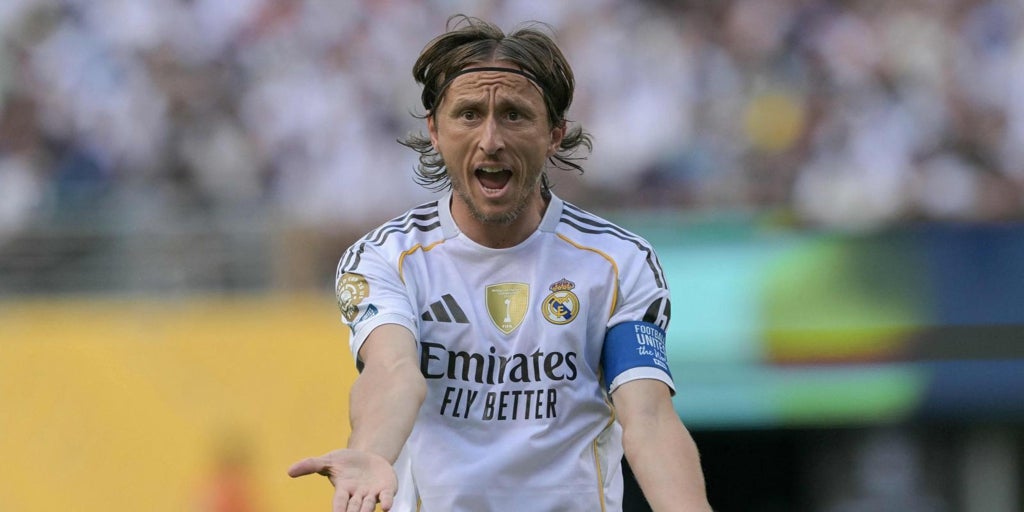 La triste despedida de Modric en su último partido con el Madrid