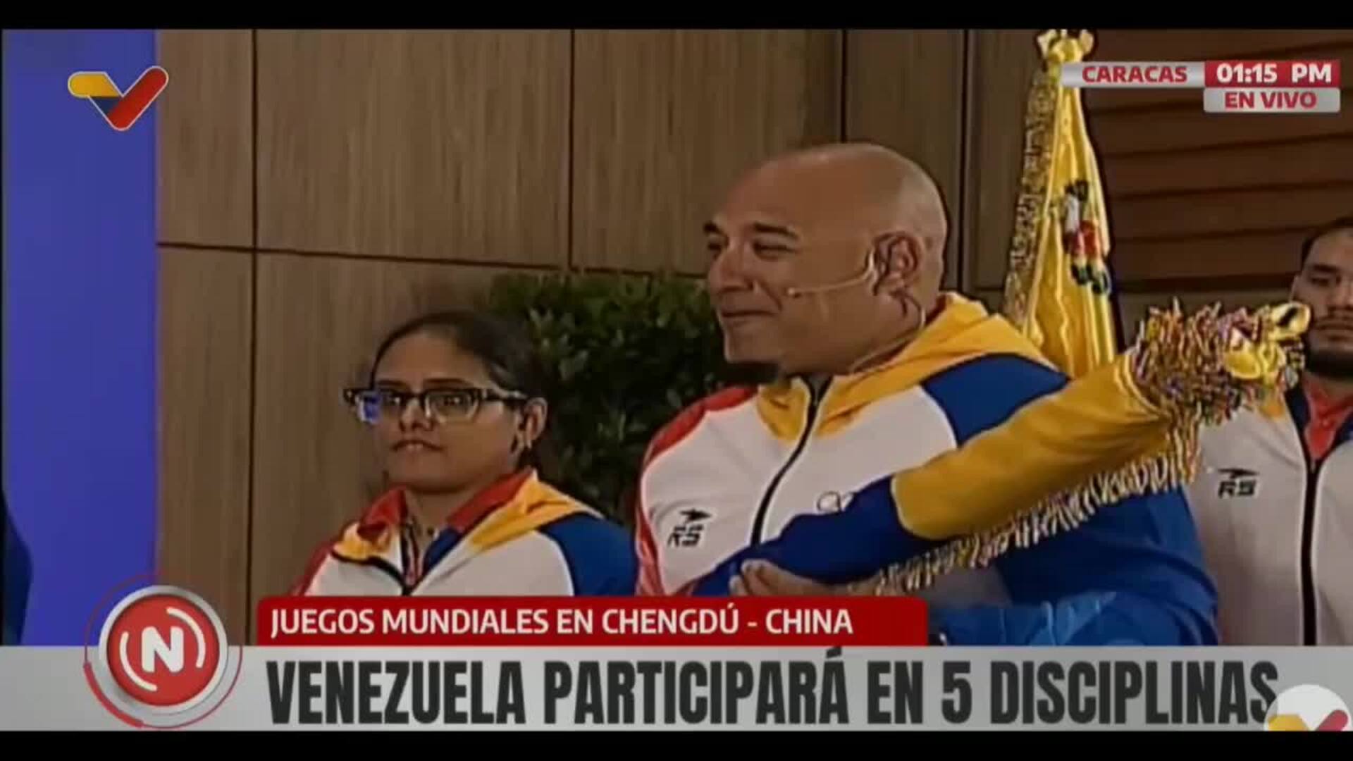 Venezuela despide a los 167 atletas que jugarán en los Panamericanos Junior en Asunción