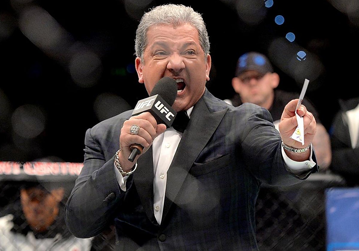 Bruce Buffer, la legendaria voz del octágono de la UFC