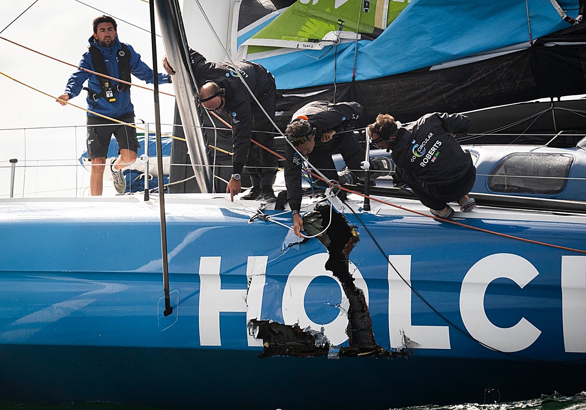 Holcim PRB y Allagrande MAPEI chocan en la salida de la vuelta a Europa