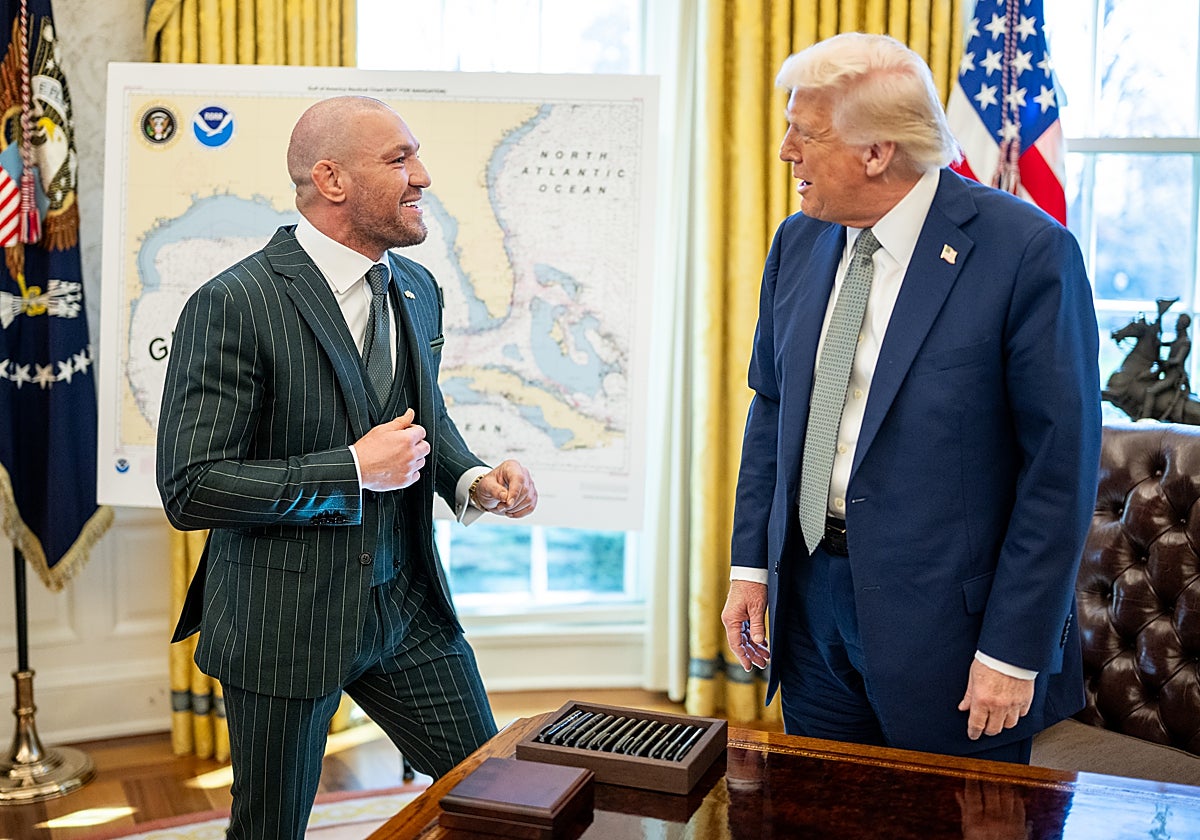 Conor McGregor, Donald Trump y Dana White: una unión rentable para un ...