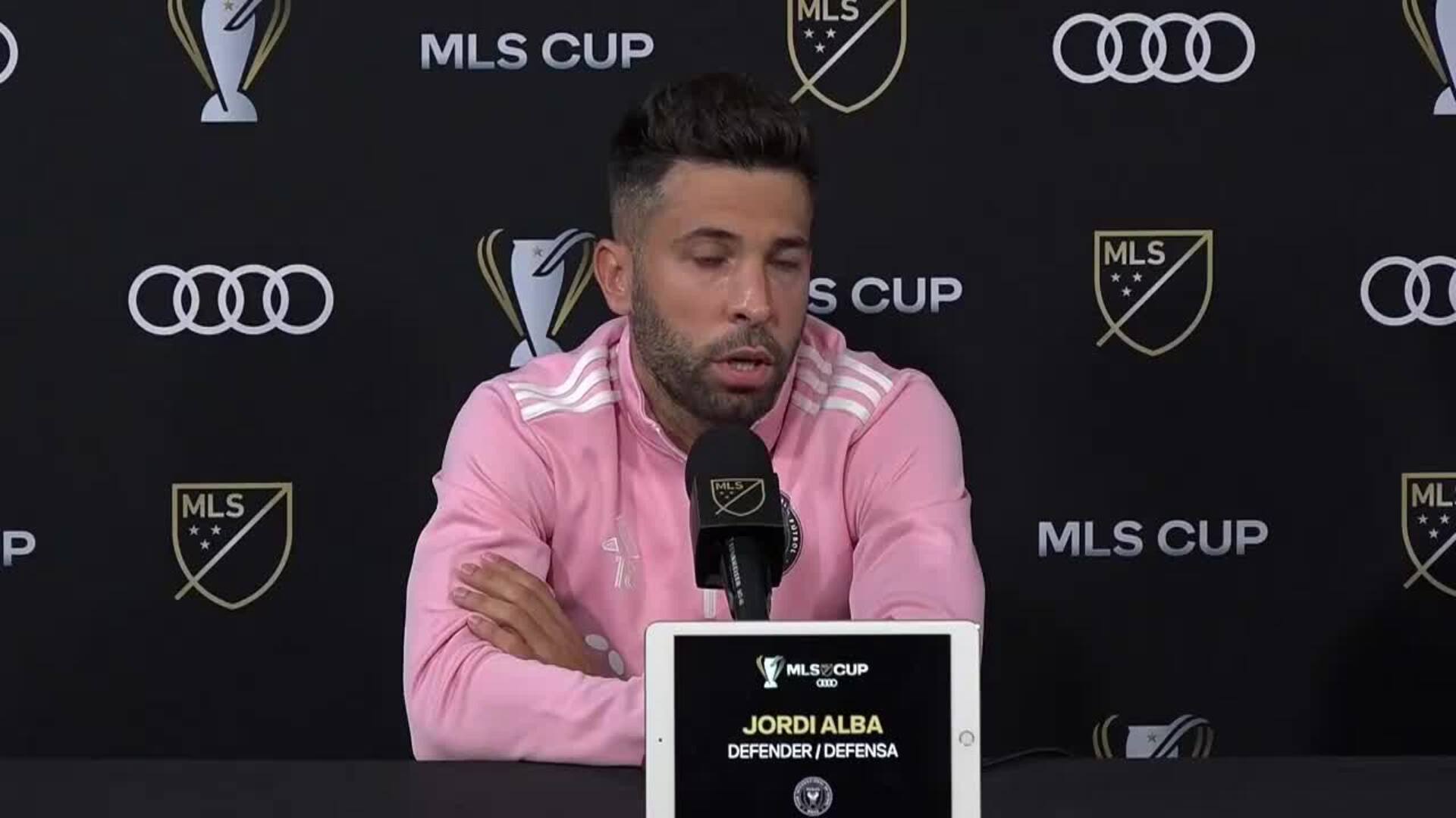 Jordi Alba: "Ojalá pueda irme ganando un título"