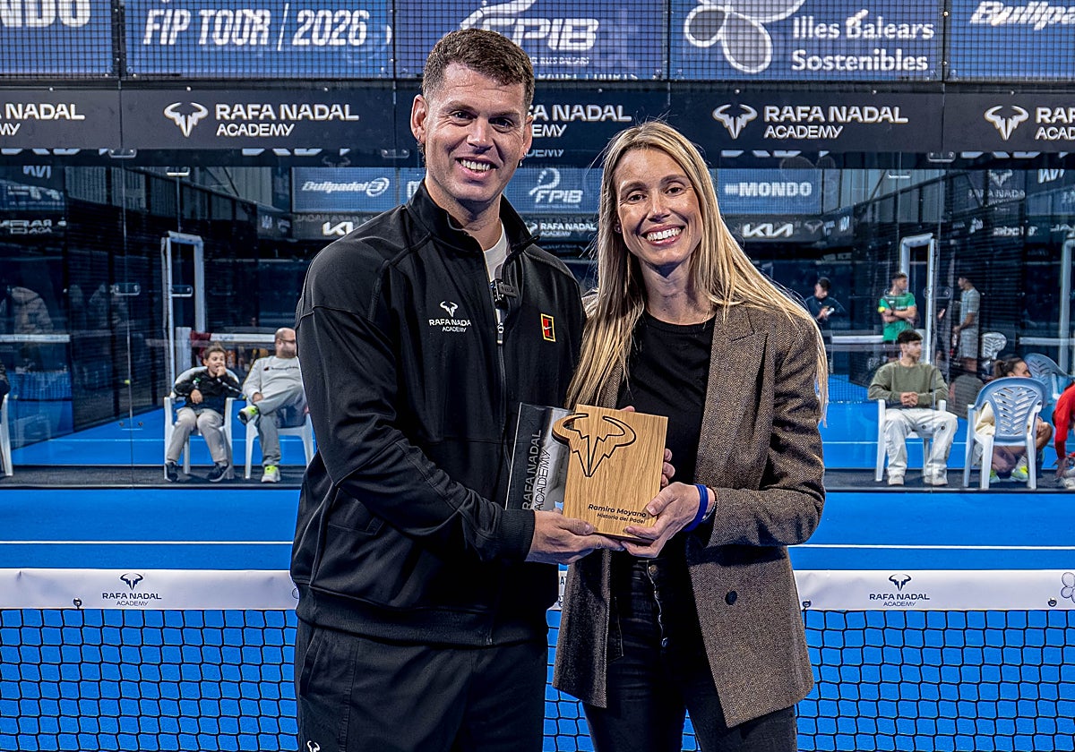 Ramiro Moyano recibe el homenaje de la Rafa Nadal Academy tras su ...
