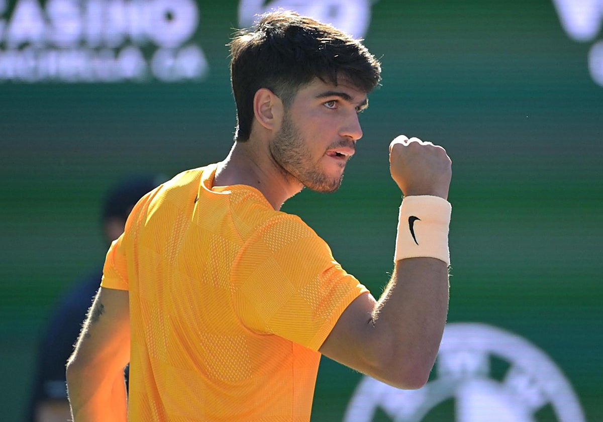 Dónde ver online y en televisión a Alcaraz hoy en Indian Wells y a qué ...