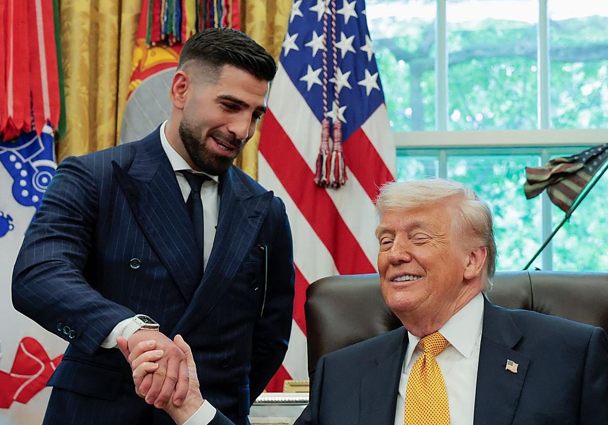 Topuria agradece a Trump en el Despacho Oval la cita «histórica» de la UFC