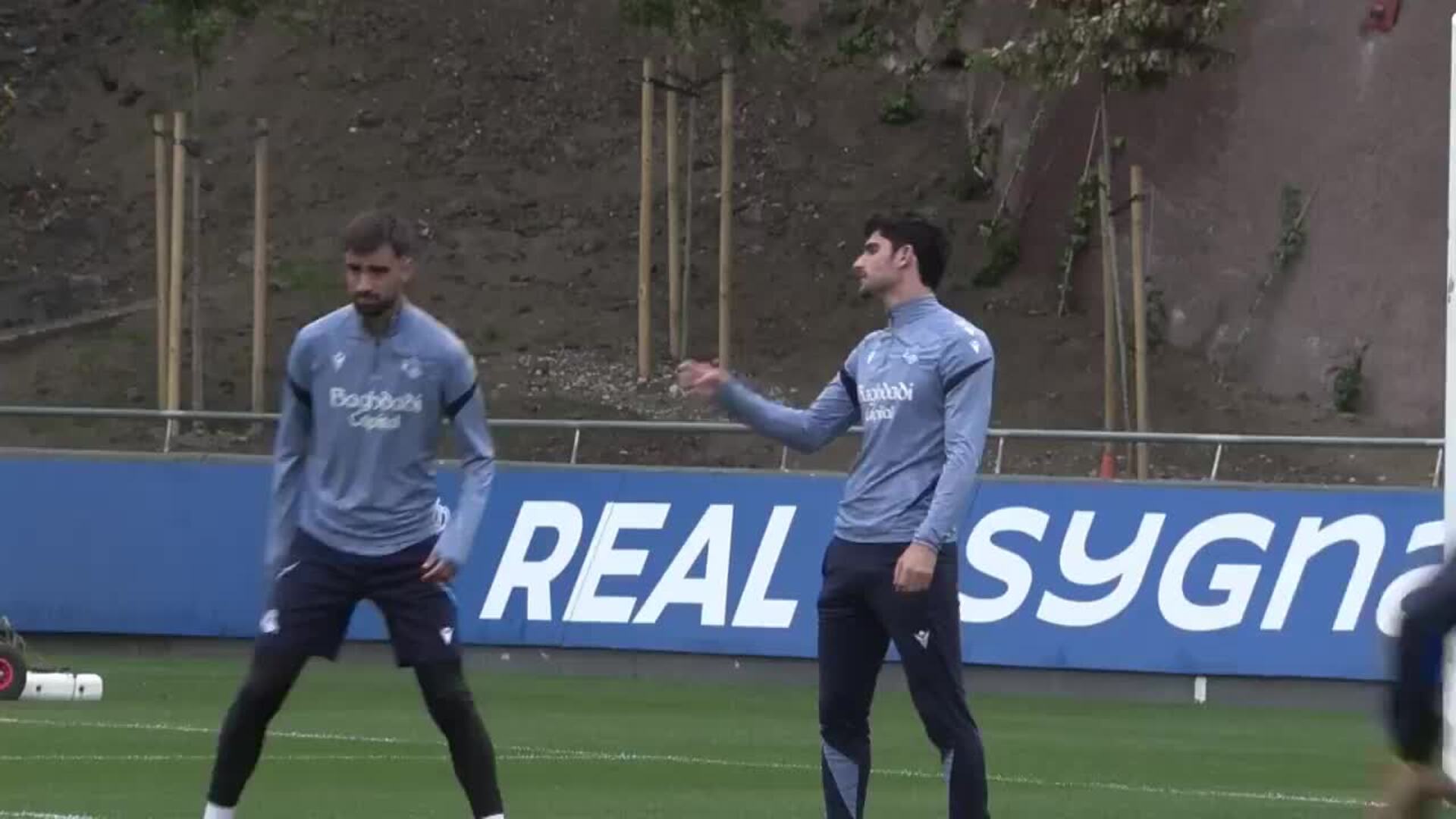 Imágenes del entrenamiento de la Real Sociedad