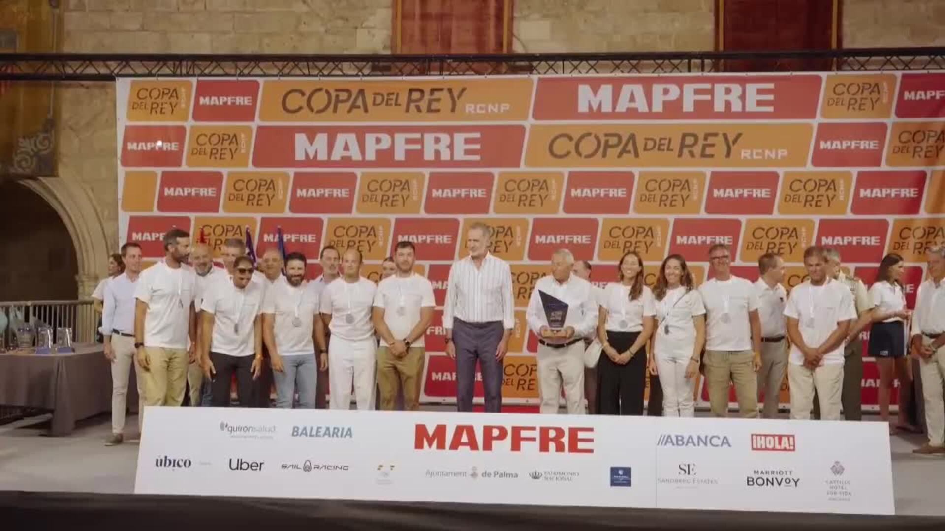 Felipe VI preside la entrega de los premios de la Copa del Rey de Vela