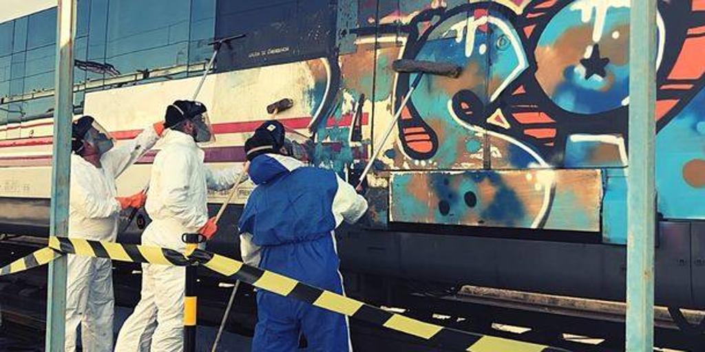 Renfe confirma cuántos millones de euros cuesta limpiar los grafitis en ...