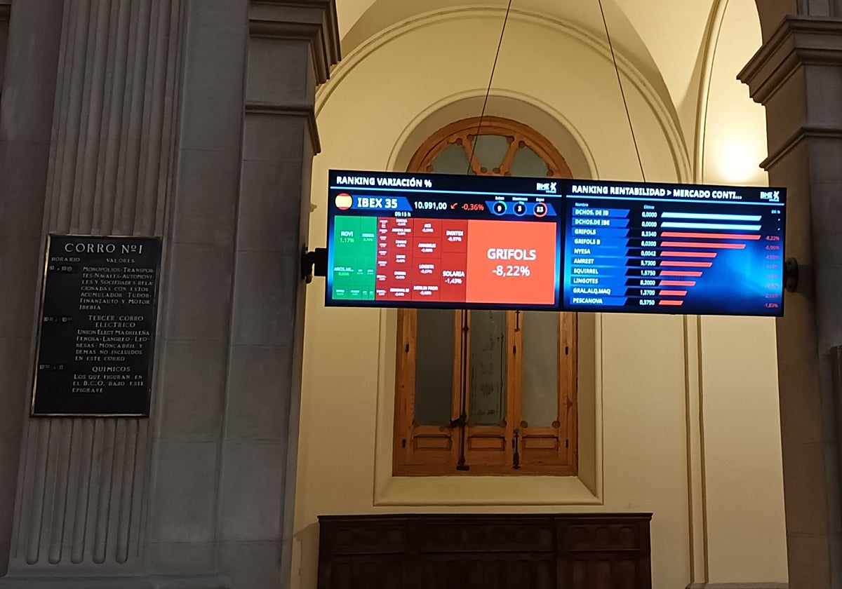 Grifols se desploma más de un 12% tras la rebaja de Moody's por el apalancamiento y gobernanza