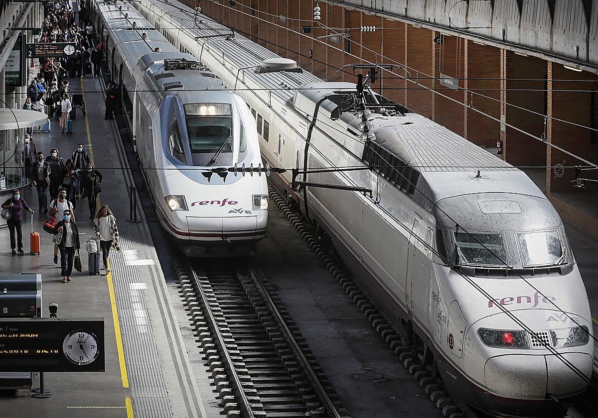 Robo de cable en en los trenes y retrasos en el AVE Madrid-Sevilla, en ...