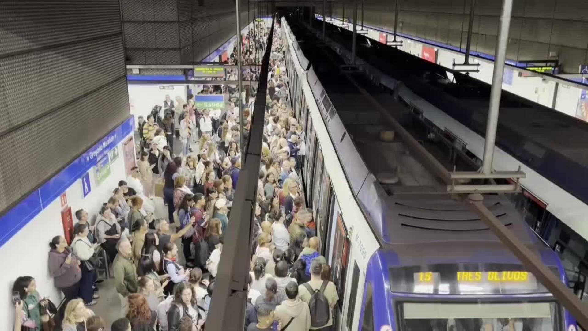 La Línea 10 de Metro Madrid no circula entre G. Marañón y Tribunal por ...
