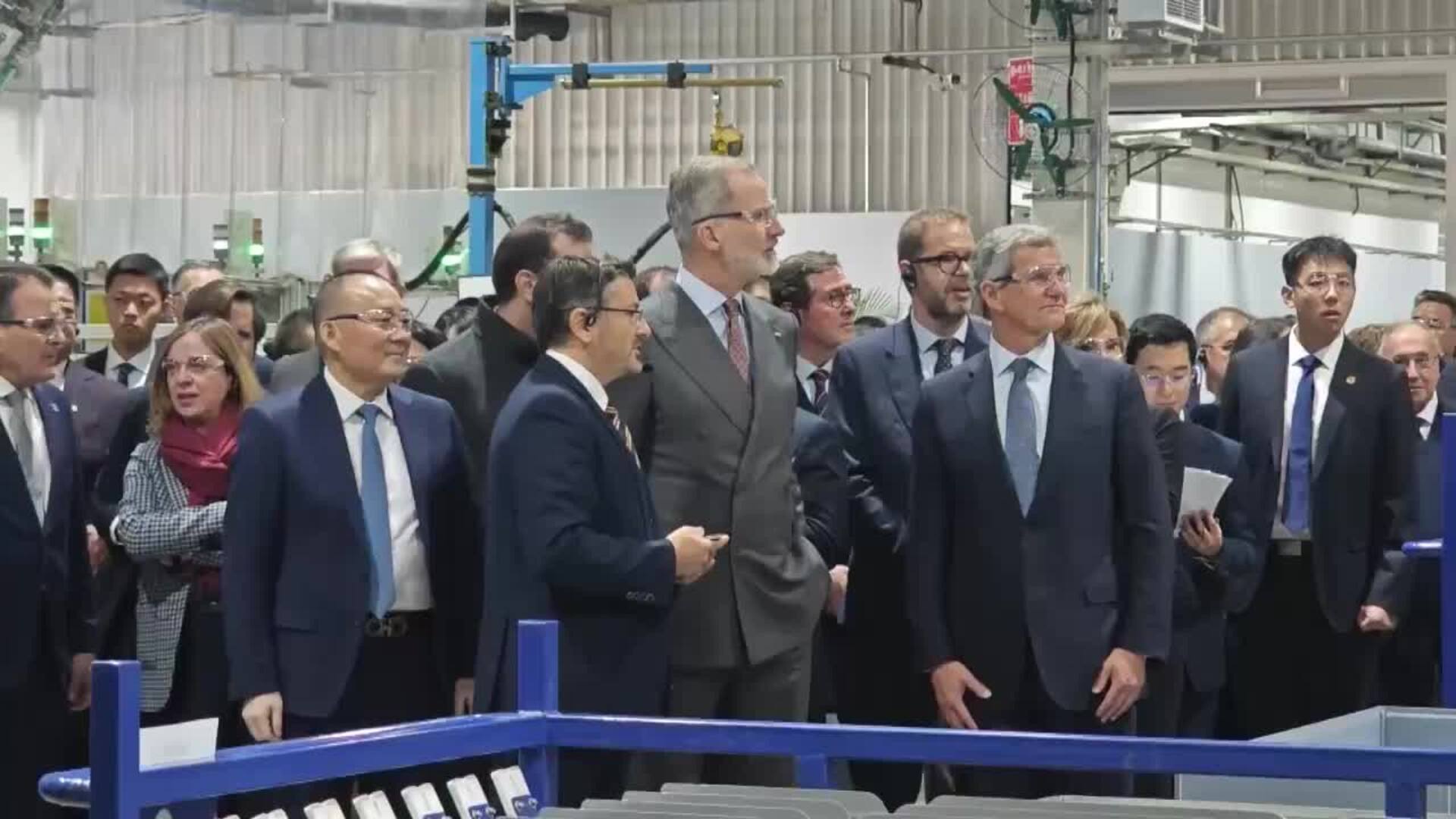 Felipe VI visita la planta de Gestamp en Pekín en la última jornada de ...