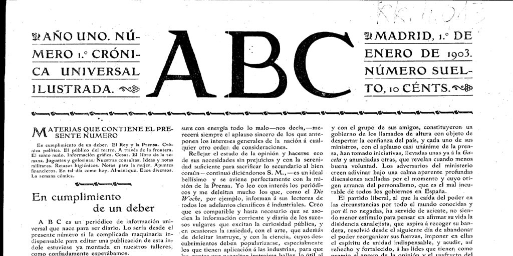Fotogalería: 120 años de historia a través de las portadas de ABC