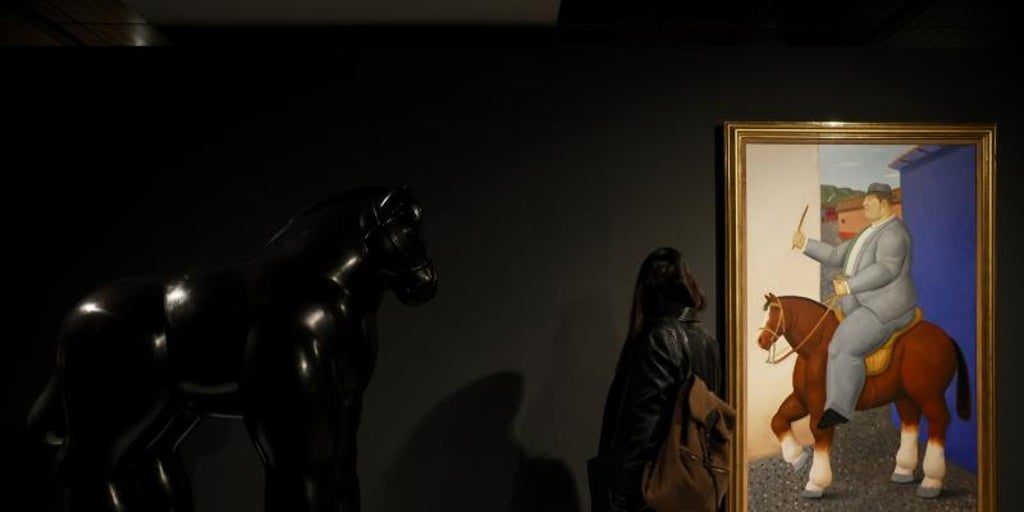 El arte de Fernando Botero «aflora» en su primera retrospectiva en Valencia