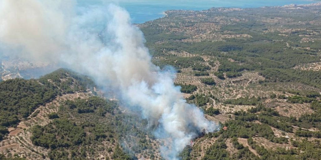 Estabilizado un incendio en Tarragona que afecta a 25 hectáreas y que ...